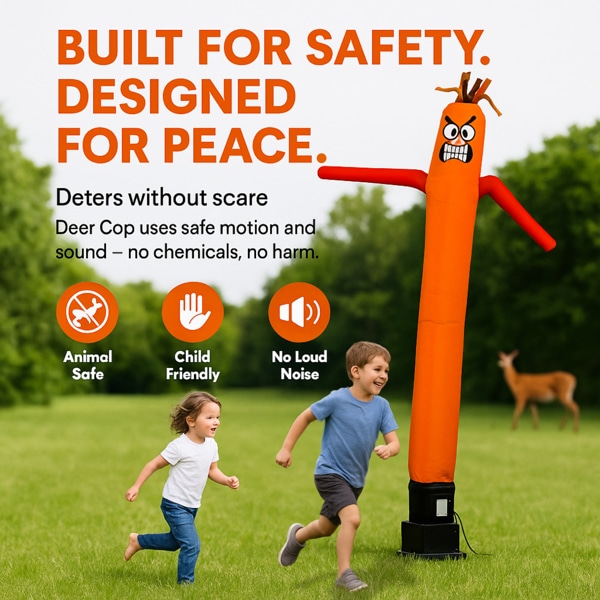 Complete Goose & Deer Cop System- Motion-Activated Deterrent